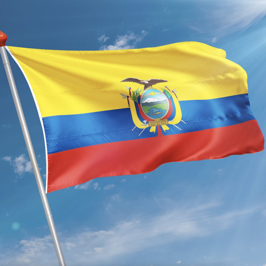 Vlag Ecuador kopen? | Snelle levering & 8.7 klantbeoordeling | Vlaggen.com